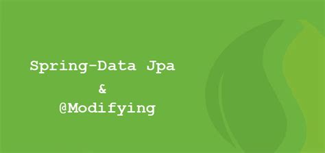 Spring Data Jpa And Modifying Queries Mballem Programando Com Java