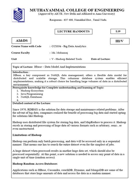 Bda Unit 5 Hive Hbase Pdf