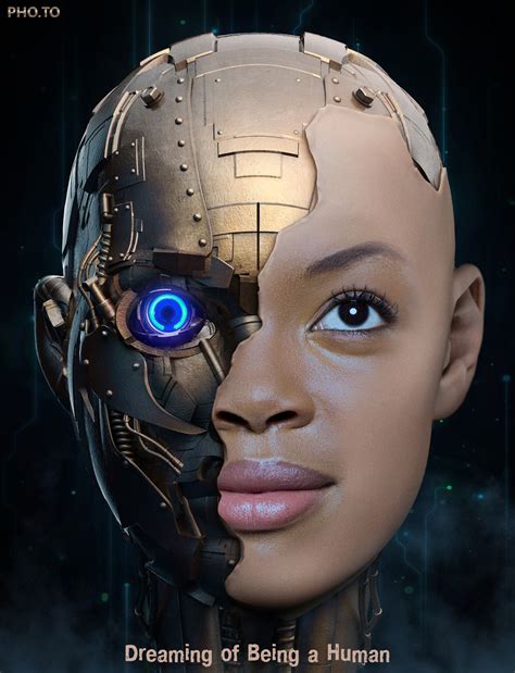 Half Woman Half Robot