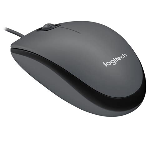 Buy Logitech Corded Mouse M100 Emea Gray On Promallshop