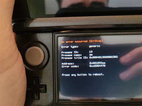 I Keep Getting This Error When Trying To Play DS Or DSi Games After Changing The Region Is