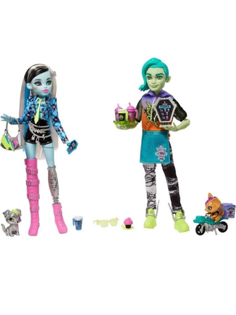 Кукла Монстер Хай Фрэнки Штейн и Дьюс Горгон Coffee Break Monster High Kapustka0512 Pavel