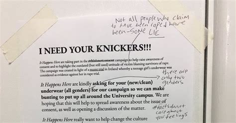 Posters For The Newcastle Uni Sexual Consent Campaign Have Been Vandalised