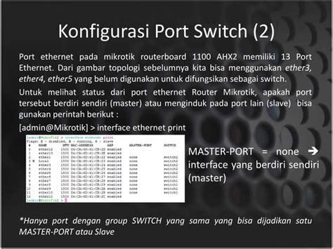 Modul Basic Configuration Mikrotik I PPTX