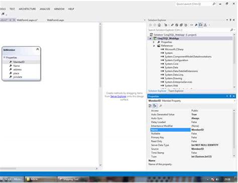 Use Linq To Sql On Web Form