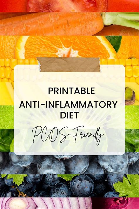 Get Your Free Printable Anti Inflammatory Diet Guide Printables For Everyone