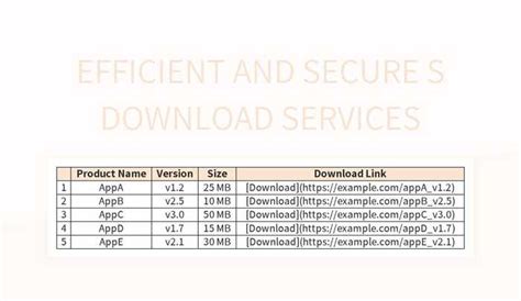 Boosting Efficiency And Security In S Download Services Excel