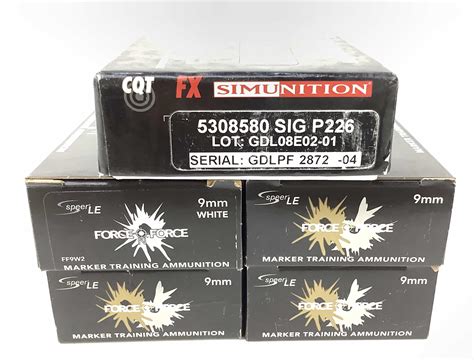 Lot 9mm Marker Training Ammo Conversion Kit