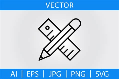 Vector Design Tools Outline Icon Graphic By Muhammad Ali · Creative Fabrica