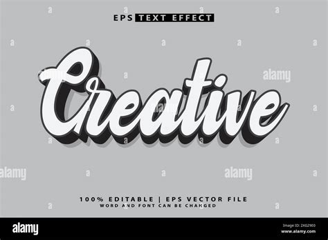 Editable 3d Text Effect Stock Vector Image And Art Alamy