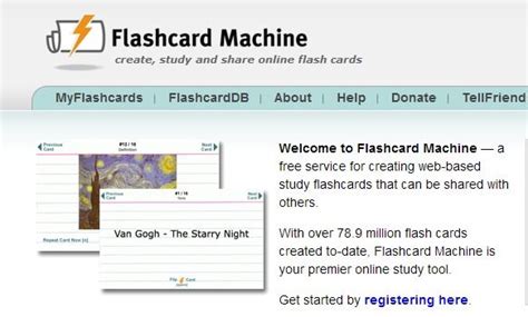 Flashcard Machine A Free Service For Creating Web Based Study