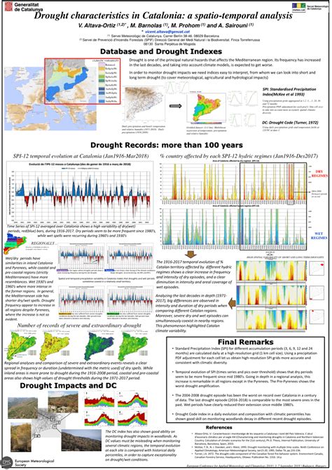 Pdf Drought Characteristics In Catalonia A Spatio Temporal Analysis