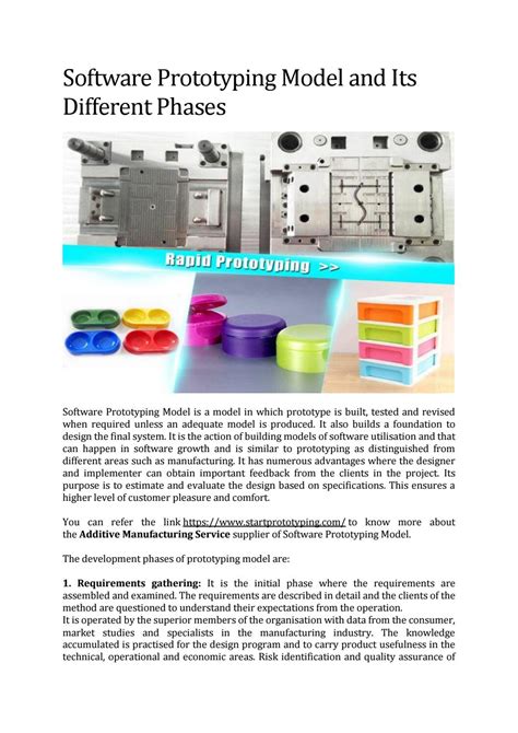 Software Prototyping Model And Its Different Phases By Heiwhite Issuu