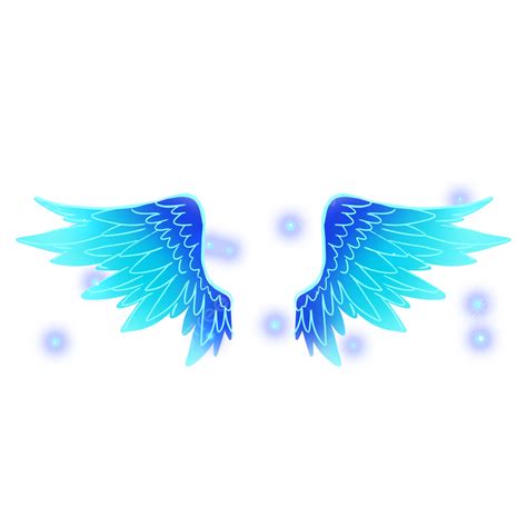 날아가는 꿈의 날개 일러스트 푸른 기술 날개 날개 Png 일러스트 및 Psd 이미지 무료 다운로드 Pngtree