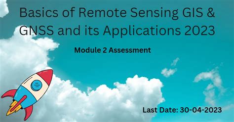 basics of remote sensing gis and gnss and its applications 2023