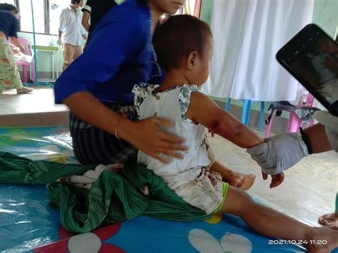 မိုးဗြဲ စစ်ကောင်စီ သေနတ်ရမ်းသမ်းပစ်၊ အမျိုးသမီးတစ်ဦးသေဆုံး၊ ကလေးငယ်အပ