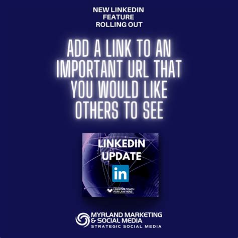 Linkedin Will Now Let You Add Clickable Links To Photo And Video Posts Nancy Myrlands Legal