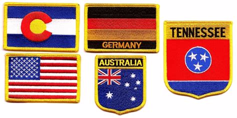 Flag Patches World Flags Direct