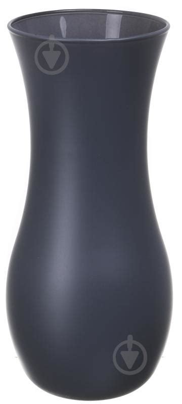 ᐉ Ваза стеклянная Soft Лилия 25 см серая • Купить в Киеве Украине • Лучшая цена в Эпицентр