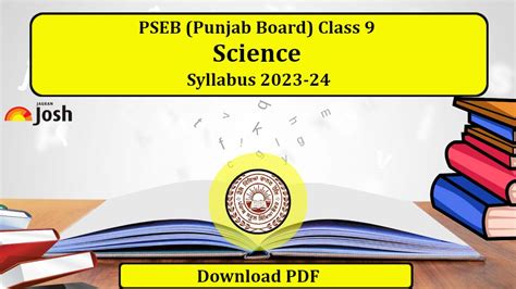 pseb class 9 science syllabus 2023 24 download punjab board class 9 science syllabus pdf
