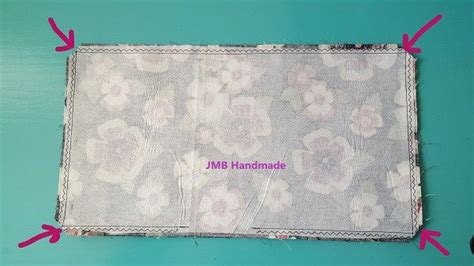How To Sew An Easy Fabric Checkbook Cover Jmb Handmade Checkbook