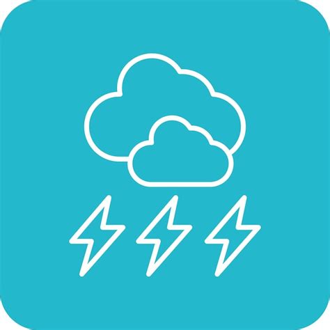 Premium Vector Lightning Icon