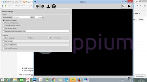 Start Appium Server From Eclipse Rewardlo