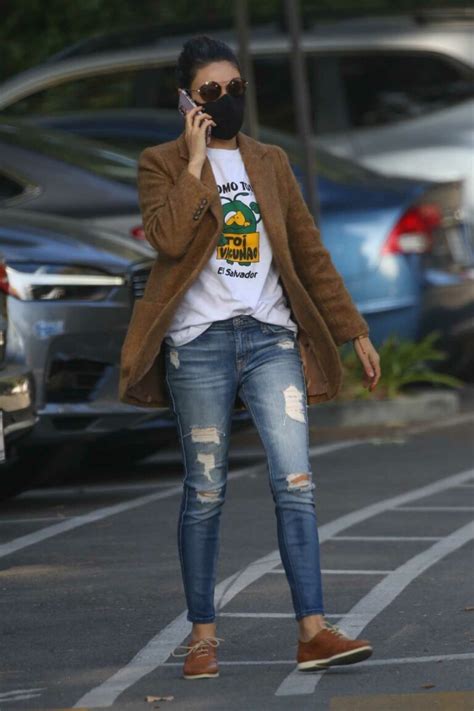 Mila Kunis In A Blue Ripped Jeans Heads To A Meeting In Beverly Hills