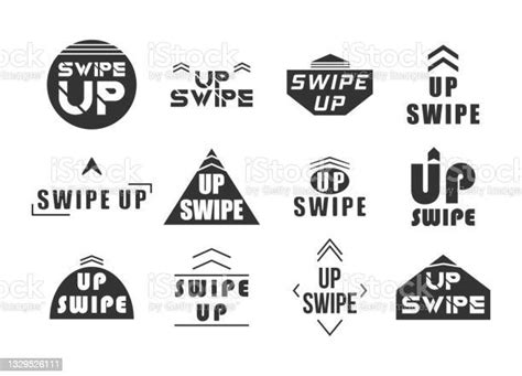 소셜 미디어를 위해 버튼을 스 와이프하도록 설정합니다 가리키기에 대한 스톡 벡터 아트 및 기타 이미지 가리키기 가상현실