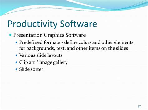 Ppt Application Software Productivity Tools For Educators Powerpoint Presentation Id 4919595