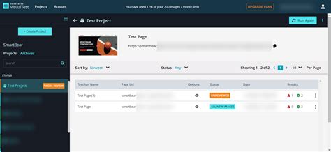 Manual Tests Visualtest Documentation