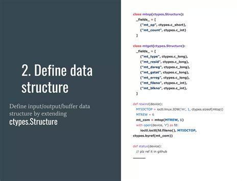 Taipeipy 2018 Control Device Via Ioctl From Python Ppt