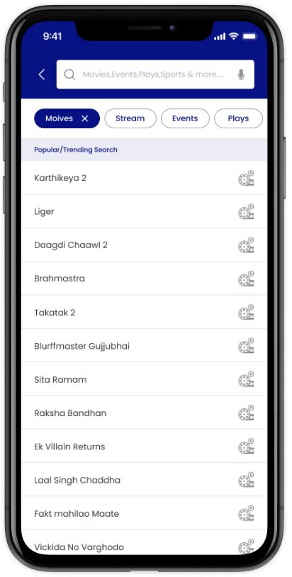 Bookmyshow Clone Movie Ticket Booking App Flutter App Ui 56 Off
