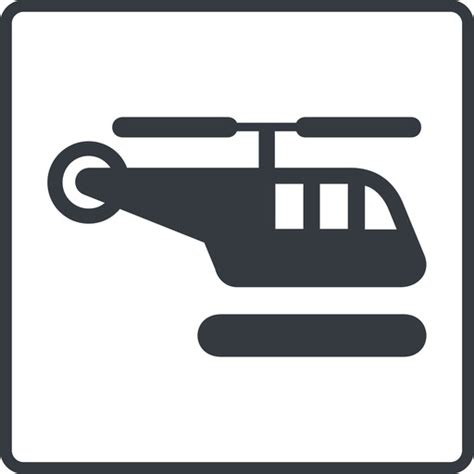 Dot Heliport Icon By Friconix Fi Stluxl Dot Heliport Thin Line Square