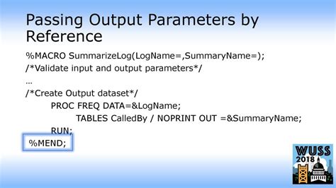 passing simple and complex parameters in and out of macros ppt download