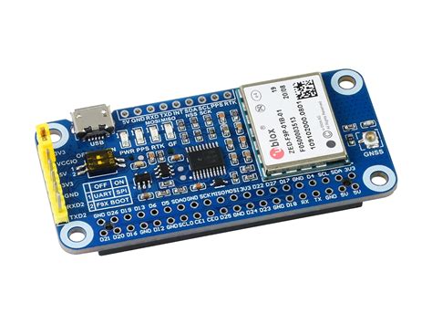 Waveshare Zed f9p Gps rtk Chapéu Para Raspberry Pi Precisão De Nível De Centímetro Multi faixa