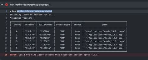 Update Xcode 14 · Issue 6199 · Actionsrunner Images · Github