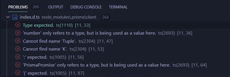 Prisma Client Types Are Being Generated With Errors · Prisma Prisma