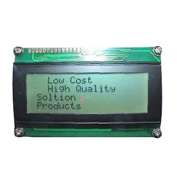 FSTN 20 X 4 Lines Dot Matrix LCD Module With LED Backlight Dot Matrix LCD Module With STN