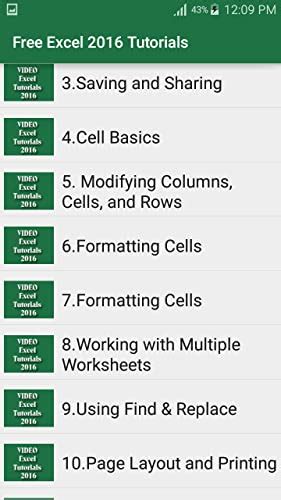 Learn Excel 2016 App Su Amazon Appstore