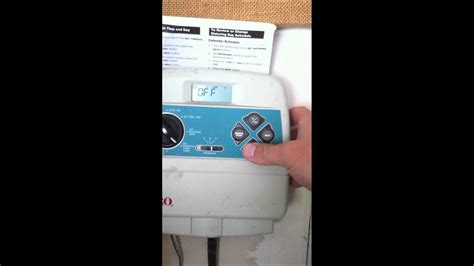 How To Program A Toro Greenkeeper 212 Sprinkler Controller Youtube