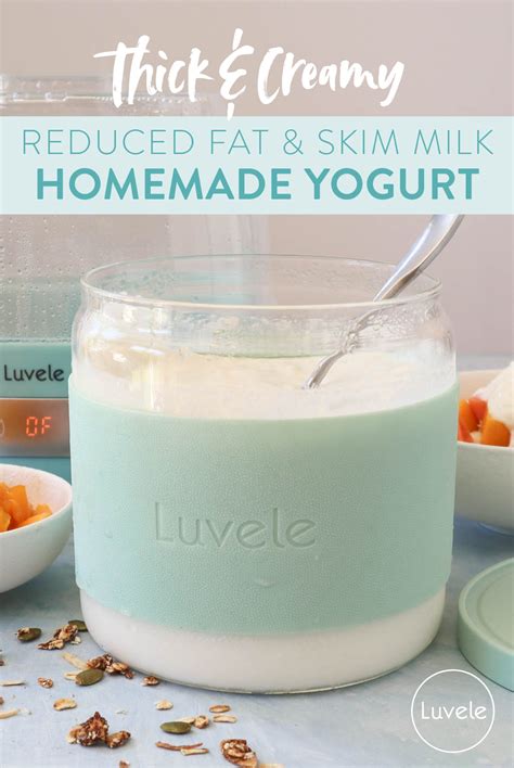Homemade Low Fat And Skim Milk Yogurt Recipe Luvele Uk