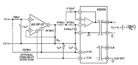 Electronic Device And Electronic Circuit Isolated Thermocouple Transducer Circuit