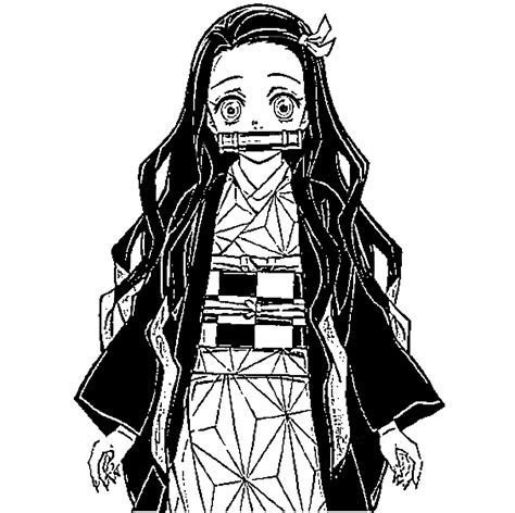 Nezuko Coloring Page ~ Demon Slayer Coloring Pages Printable Coloring Porn Sex Picture