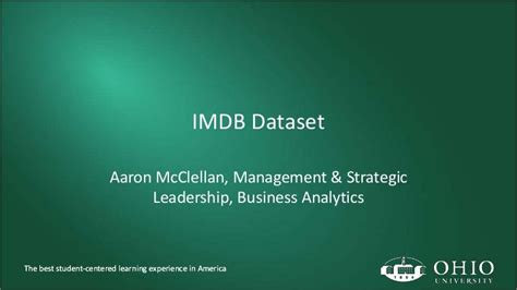 Imdb Movie Dataset Analysis