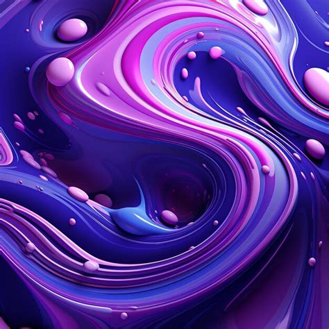 Premium Photo Purple Fluid Abstract Background