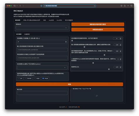 Amd Rvc Webui Retrieval Based Voice Conversion Webui Linux Rocm Mac M