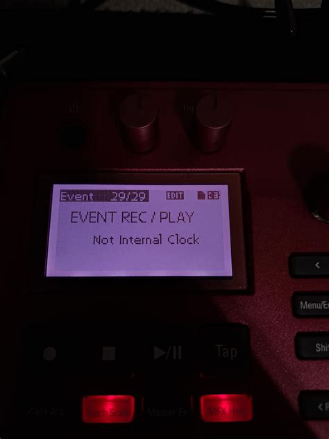 Korg Electribe 2 Sampler Not Internal Clock R Korg