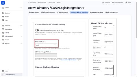 Ldap Attribute Mapping Ldap Integration Drupal Wiki Guide On