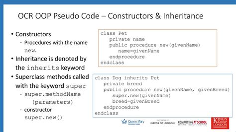 Object Oriented Programming In A Level Ppt Download